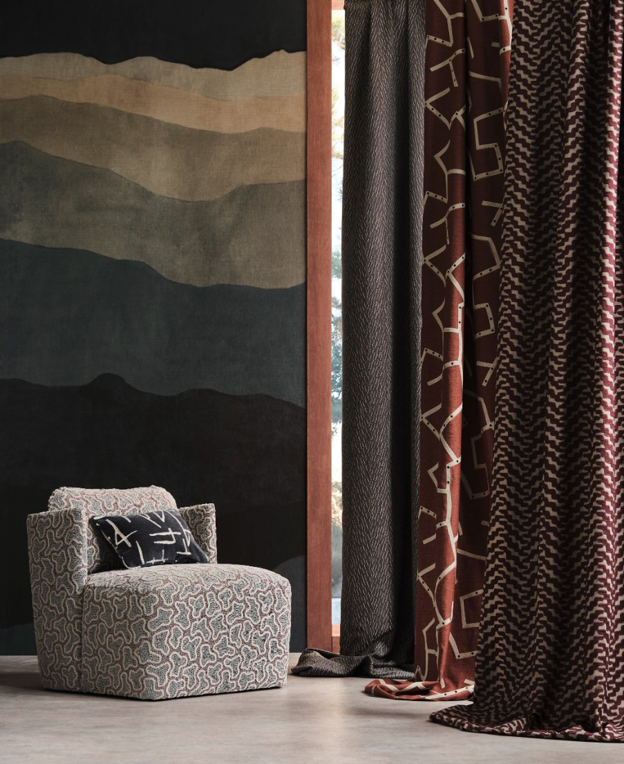 Tessuti Loam Defined Momentum Fabrics - Harlequin - defined-momentum ...