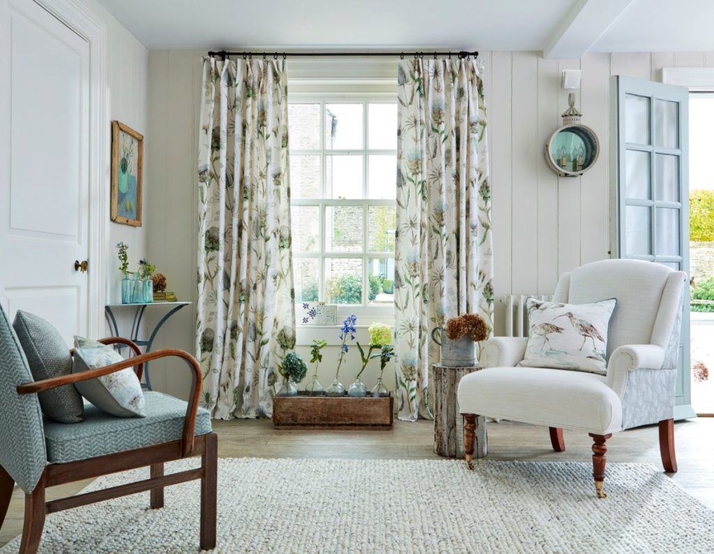 Tessuto d’arredo Sanderson Poppy Pods